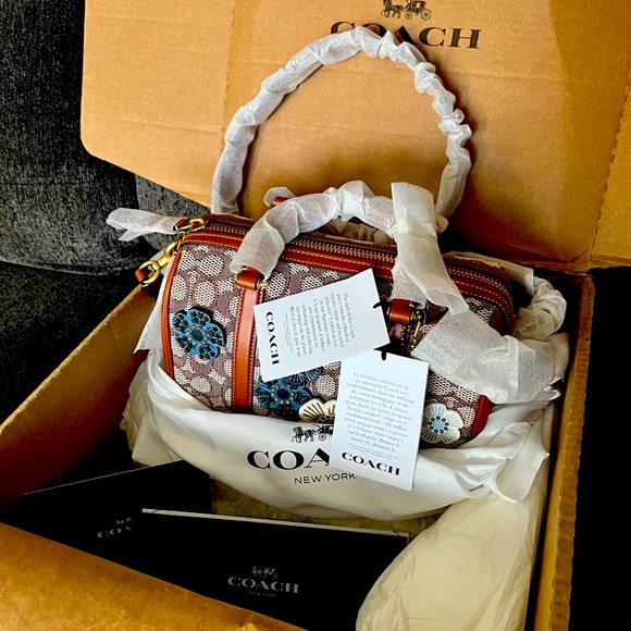 Coach | Bags | Brand New Coach Purse Ruby Satchel 25 In Signature ...
